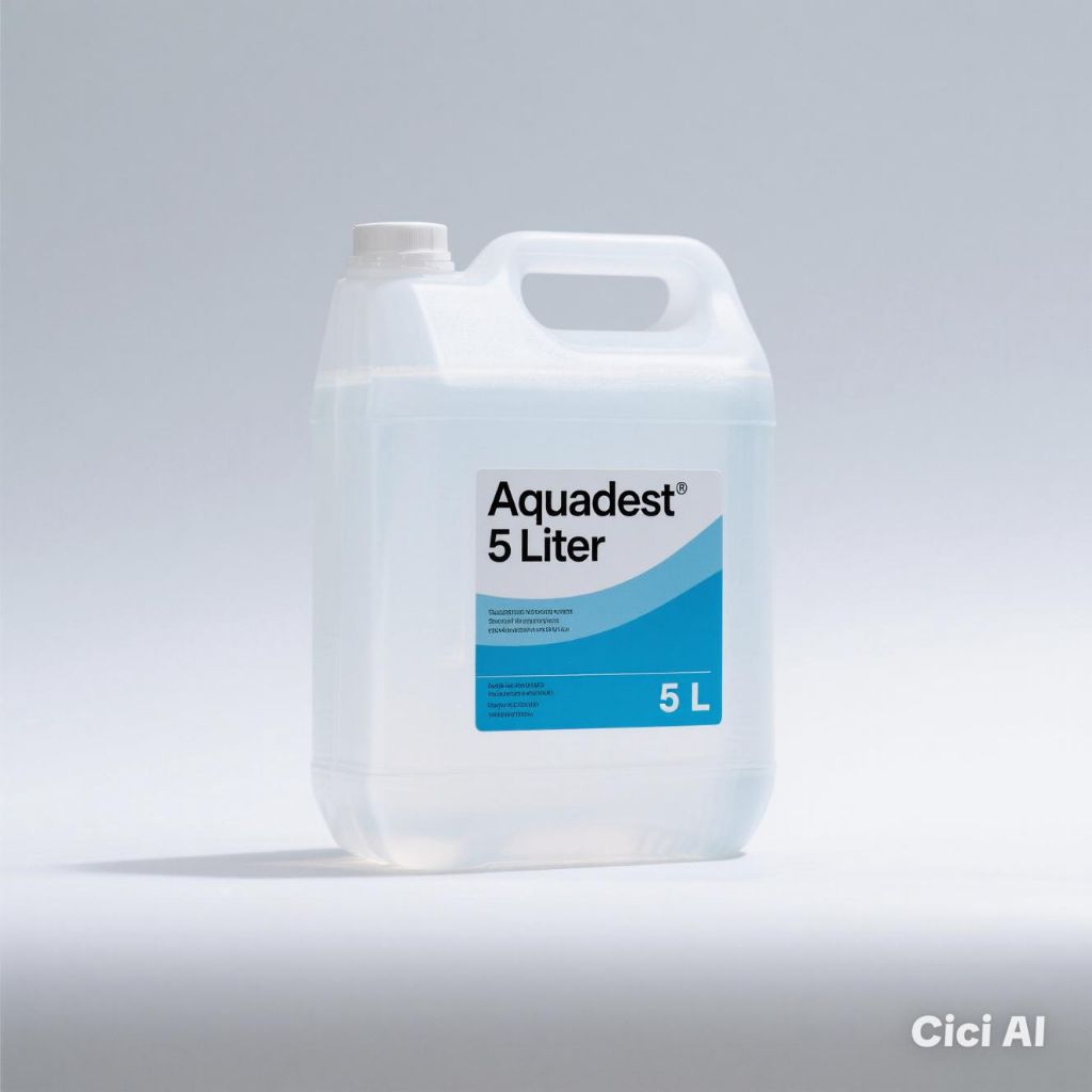 Jual Aquadest 5 liter di Jerigen 5 liter (TDK DIMINUM) | Shopee Indonesia