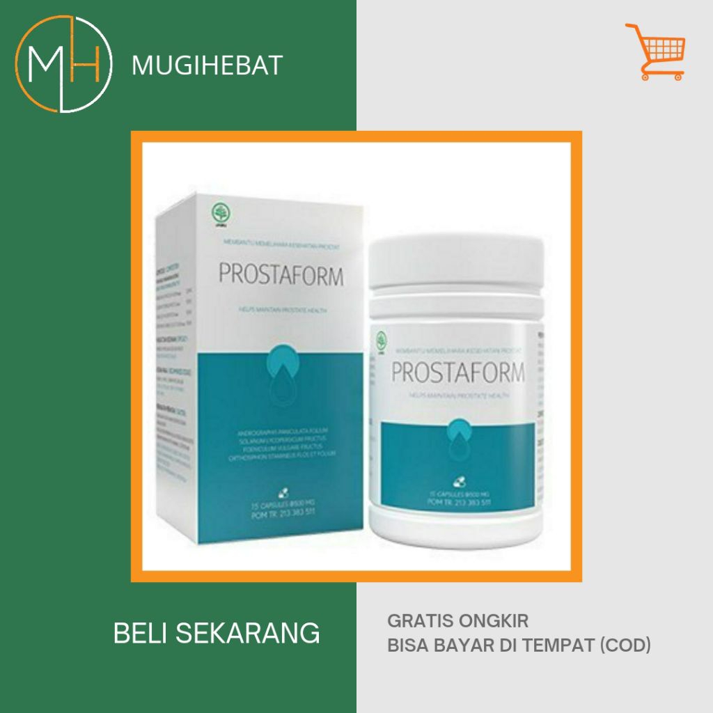 Jual PROSTAFORM ASLI 100% ORIGINAL OBAT PROSTAT HERBAL AMAN BPOM ...