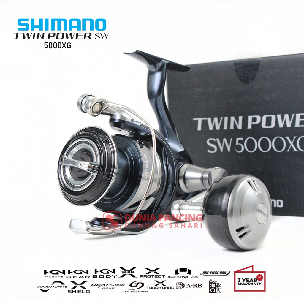 Jual Reel Spinning Shimano Twin Power SW [21] 5000HG/5000XG | Shopee Indonesia