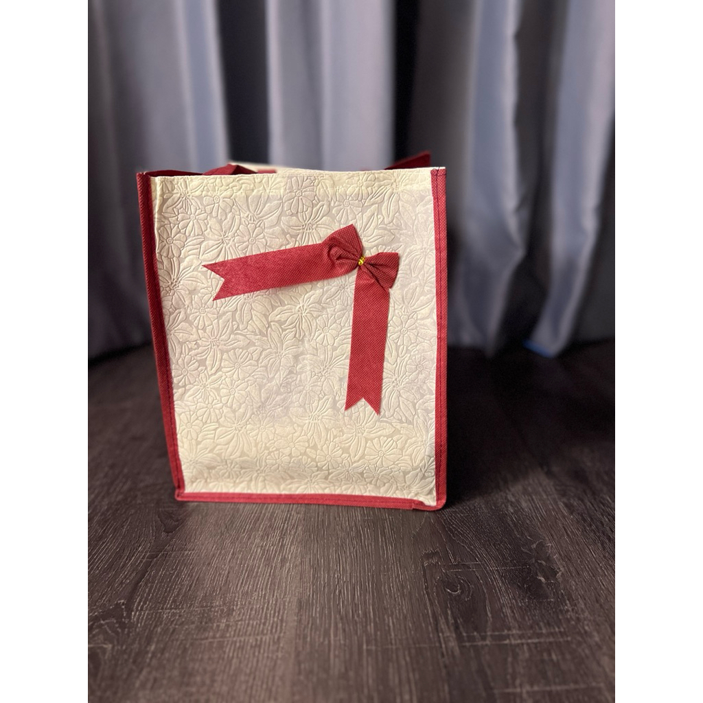Jual (1 PACK = 60 PCS) GOODIE BAG HAJATAN MOTIF PITA 22x22 TINGGI 28 CM ...