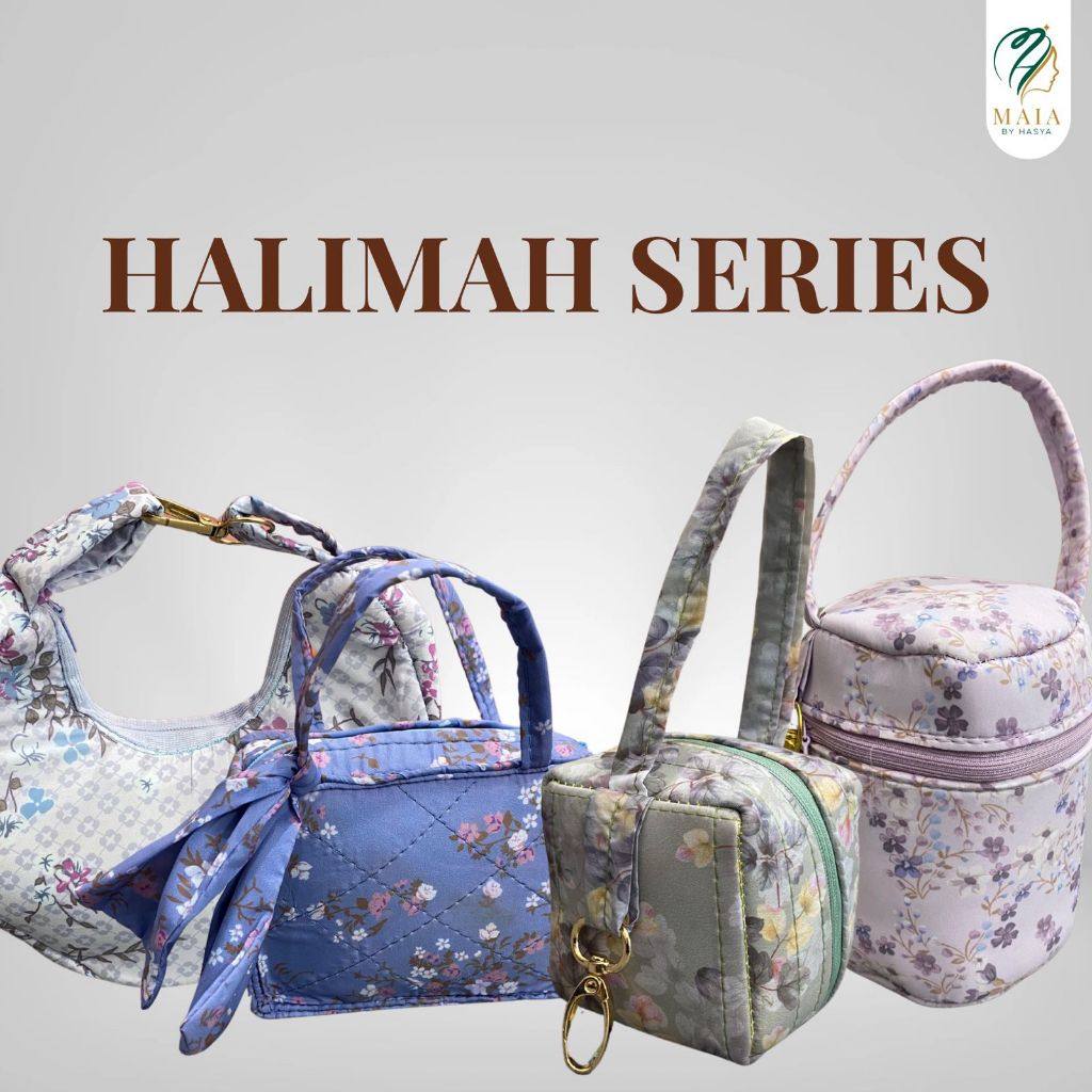 Jual MAIA BY HASYA - (Bonus Sejadah Muka) Mukena Travelling Mini Pouch Motif Bunga 3in1 ...