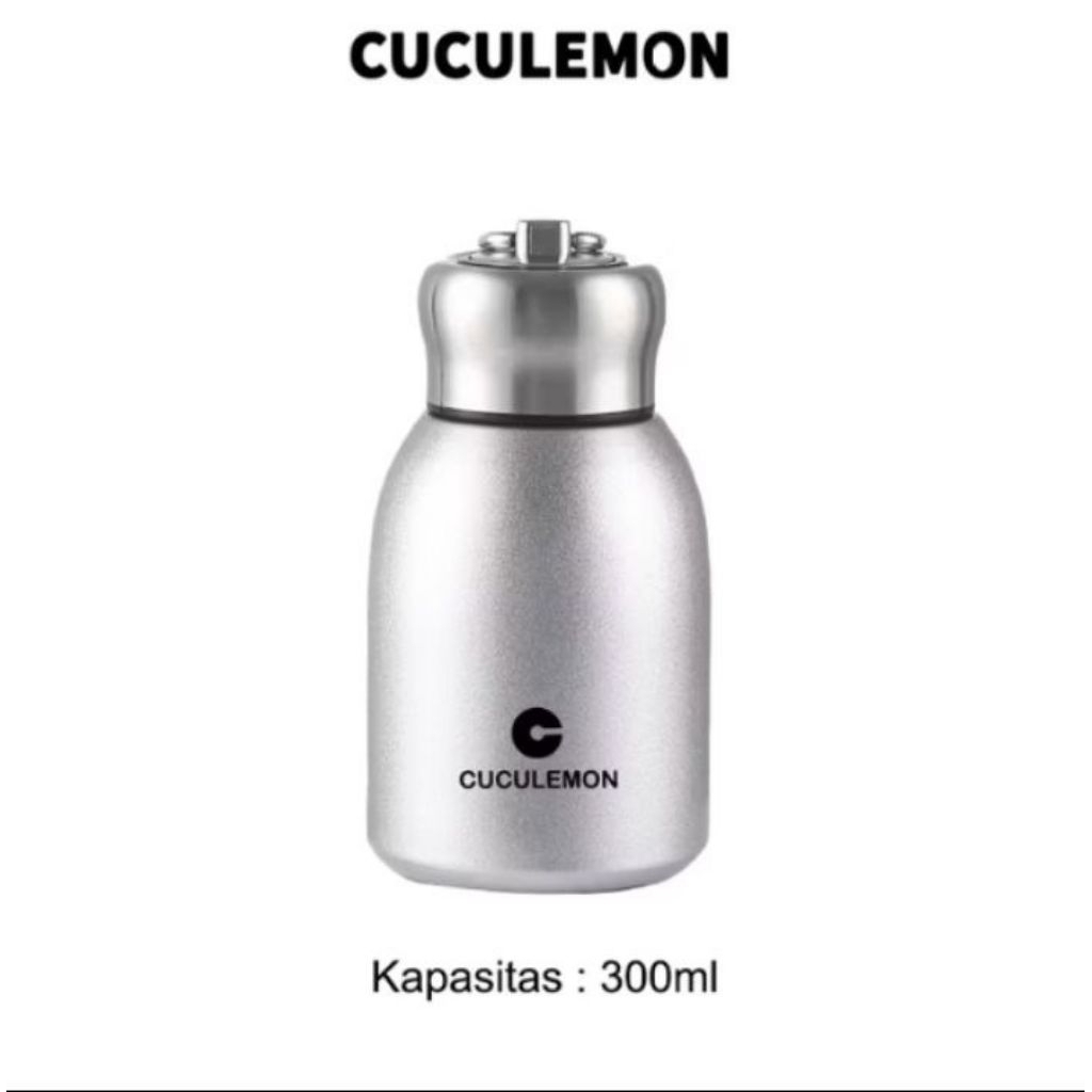 Jual CucuLemon Botol Minum Termos Stainless Steel Mini tahan panas ...