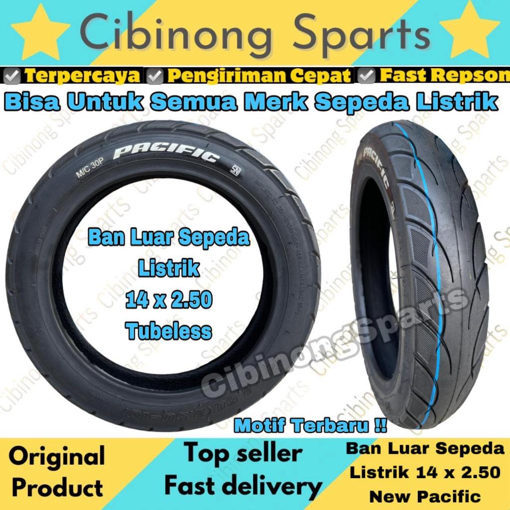 Jual Ban Luar Sepeda Listrik Selis Electric Bike E-Bike New Pacific 14 x 2.50 Tubeless New ...