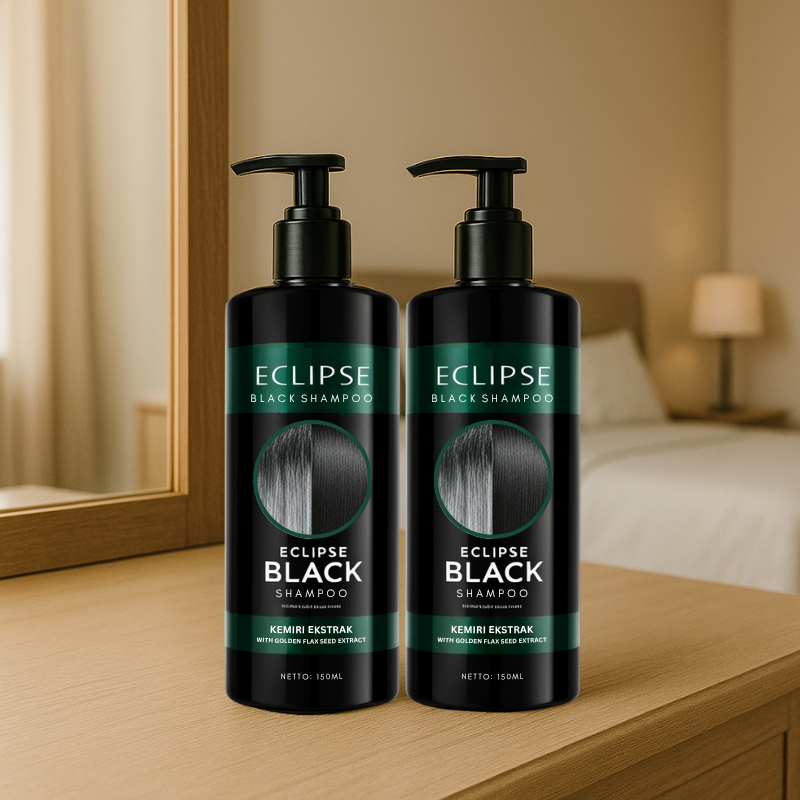 Jual Eclipse Black Shampoo Shampoo Murah Natural Herbal Hair Coloring ...