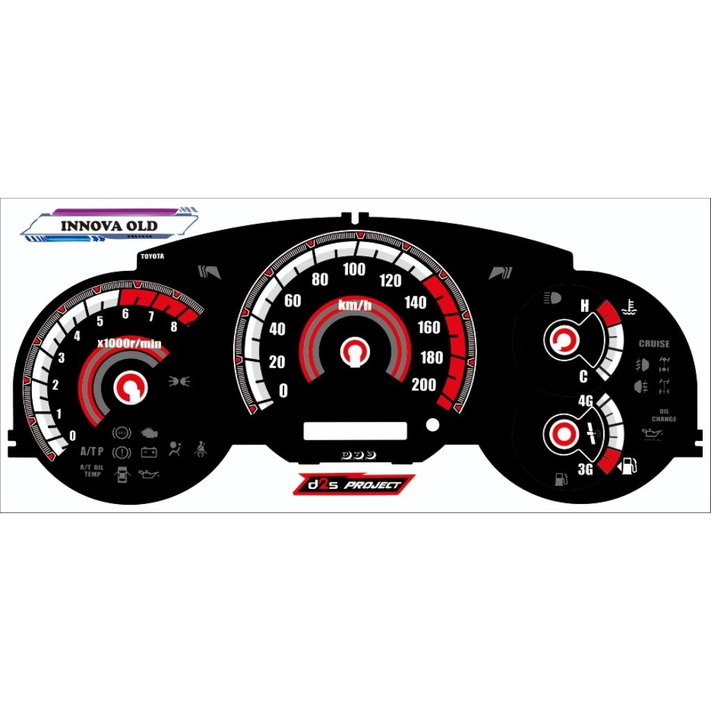 Jual Panel Speedometer TOYOTA INNOVA G/E Bensin LAMA OLD MANUAL 2005 ...
