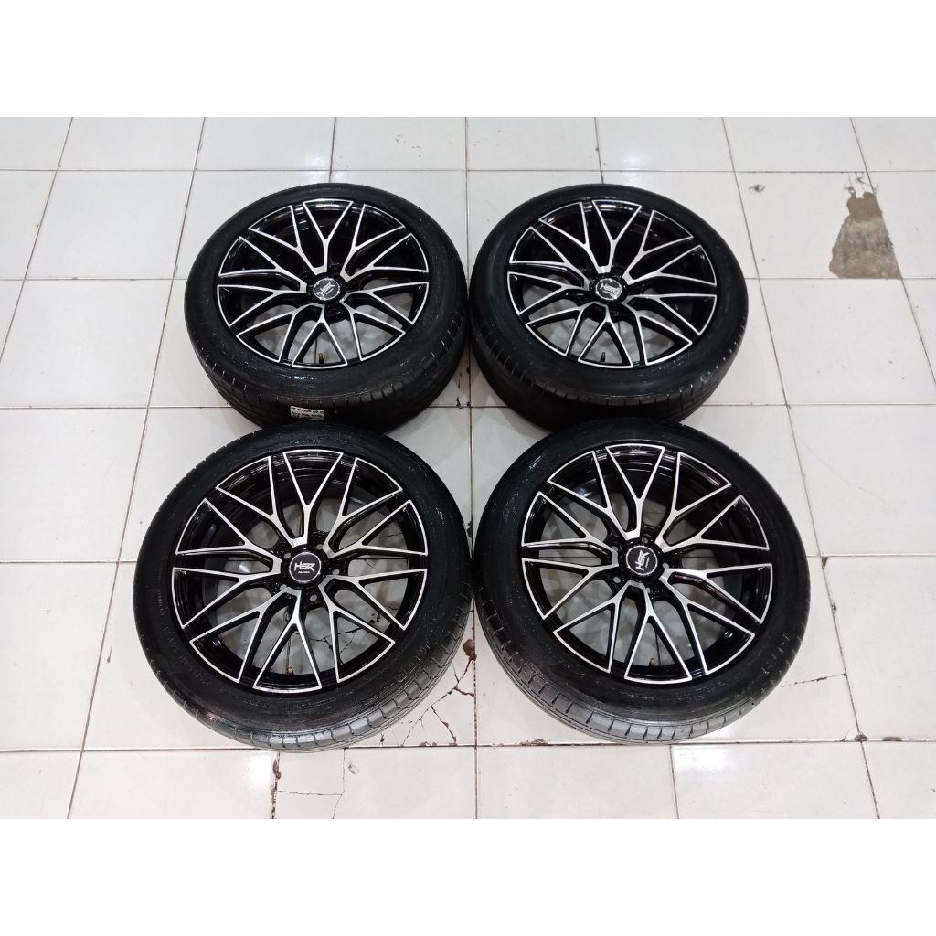 Jual PELEK RACING HSR FG AKEGULA RING 18 PAKET BAN ACCELERA 215 55 R18 ...