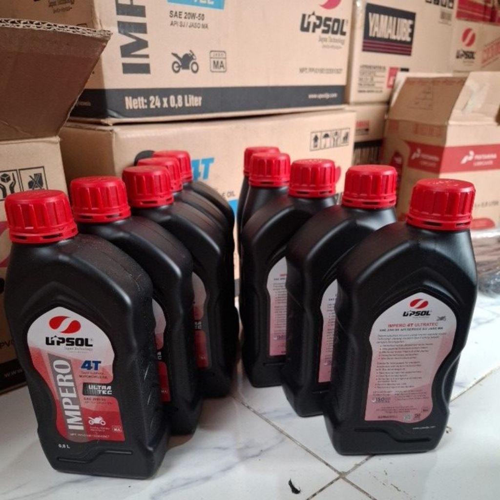 Jual PAKET HEMAT OLI UPSOL IMPERO-ULTRATEC 4T 10 BOTOL sae 20W-50 ...