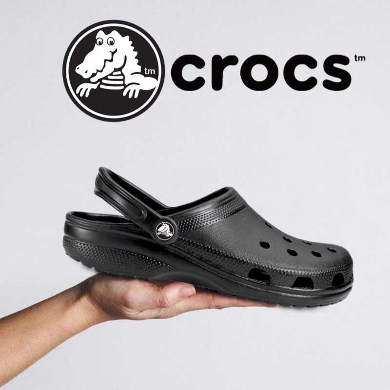 Jual Original Crocs Classic Unisex Clog Hitam,Sandal Wanita Crocs ...