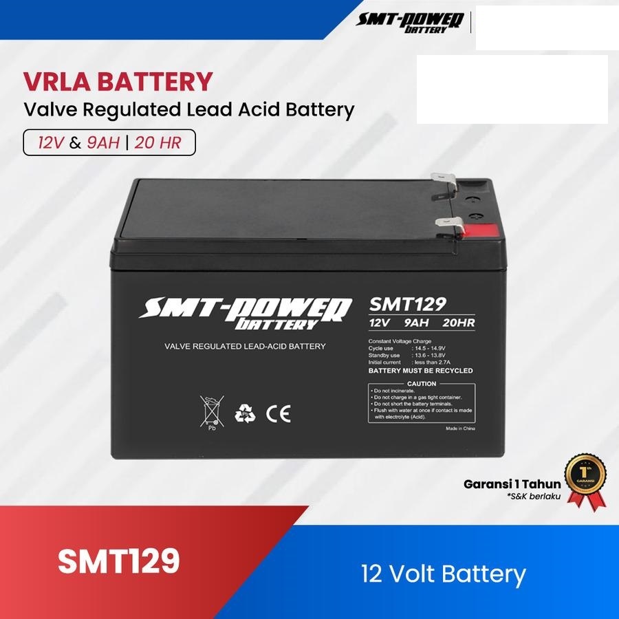 Jual BATTERY UPS / AKI KERING / BATERAI VRLA SMT 12V 9AH KHUSUS KARGO ...