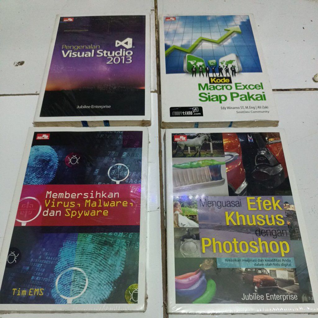Jual Buku komputer Pengenalan visual studio 2013 Kode macro Excel siap pakai Membersihkan virus ...