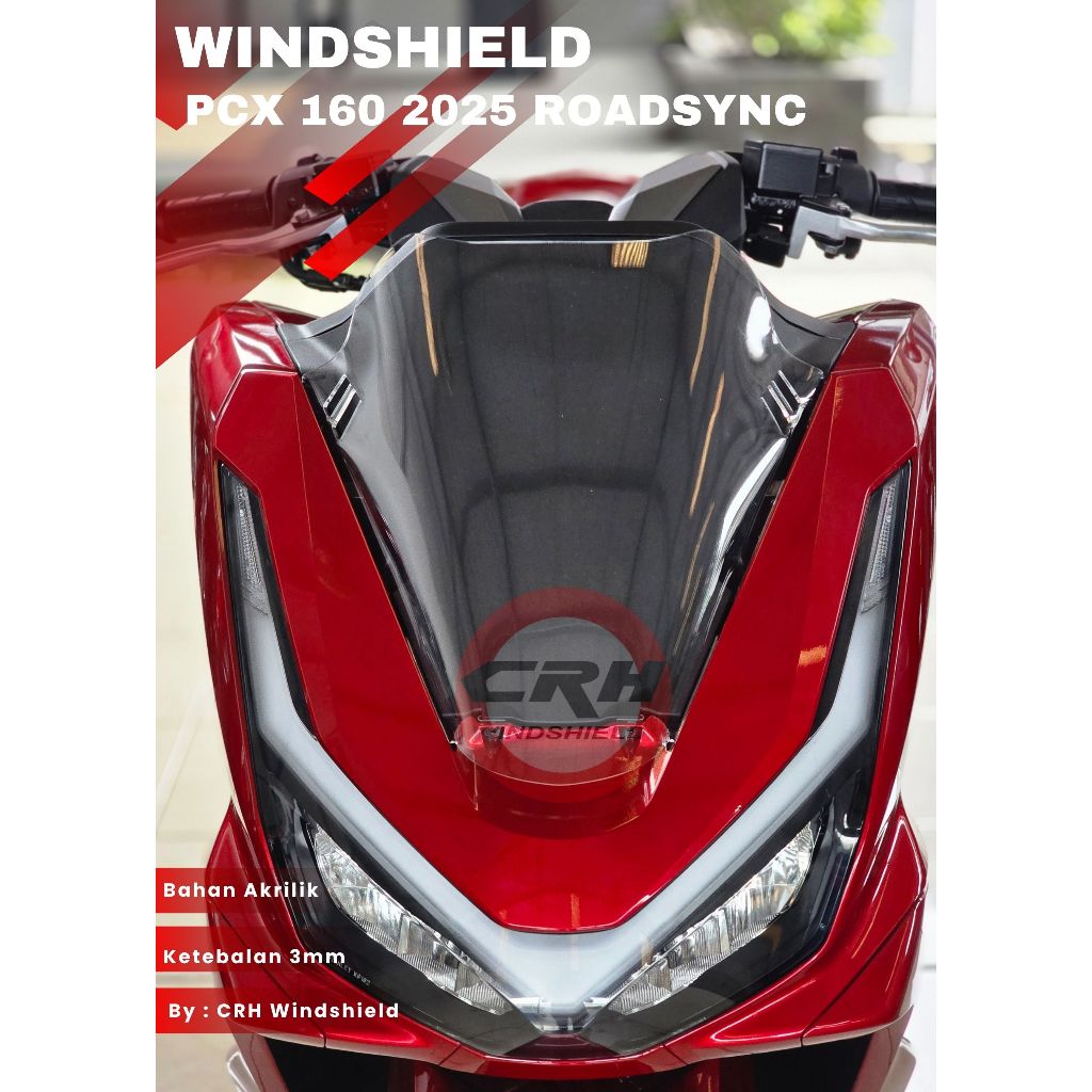 Jual Harga Miring Windshield Honda Pcx 160 2025 Roadsync Visor Pcx 160 ...