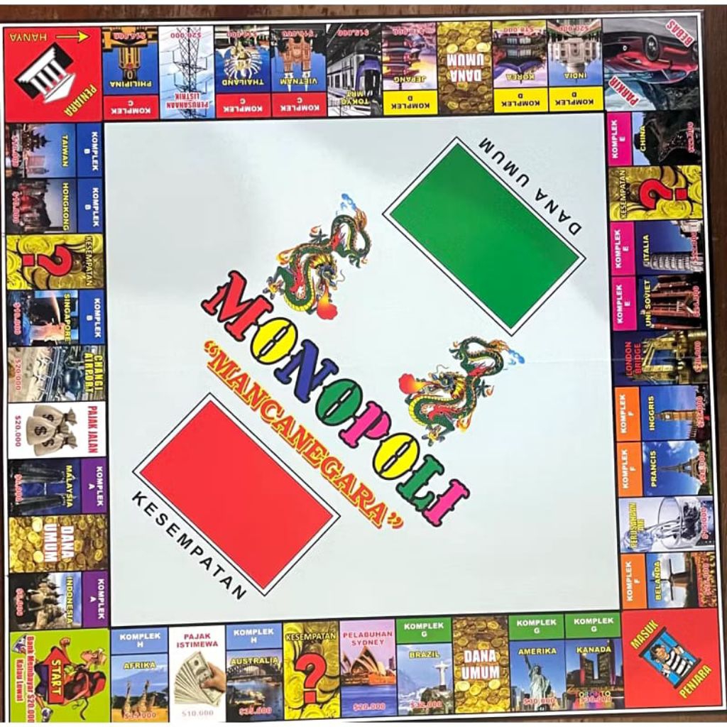 Jual Monopoli Mancanegara - Board Game Edukasi Anak & Keluarga ...