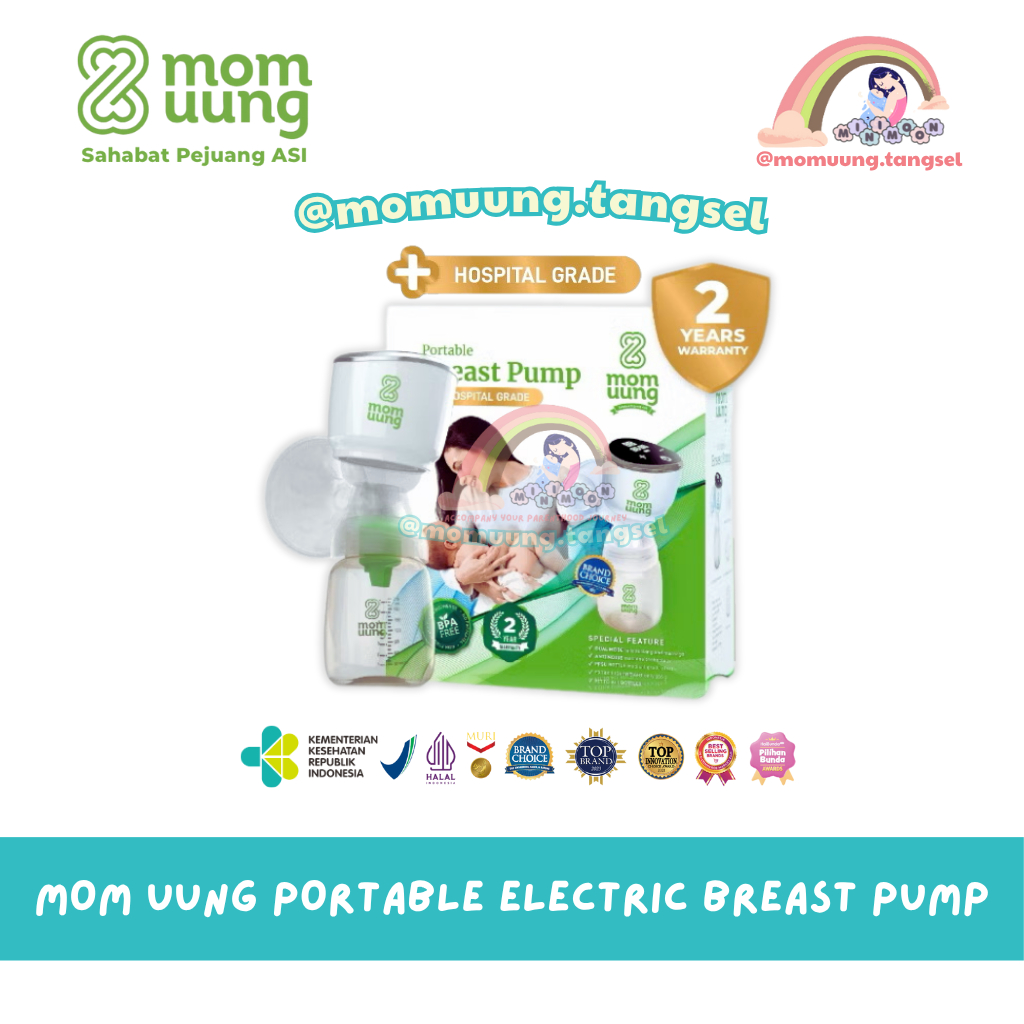 Jual Mom Uung Pompa ASI Portabel Momuung Official Electric Breast Pump ...