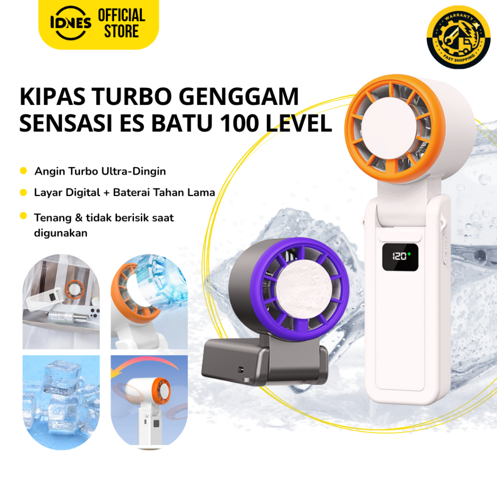 Jual Mini Kipas Turbo High-speed Kipas Portable 100 Gear Wind Speed ...