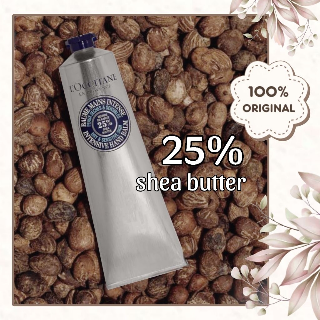Jual LOCCITANE Shea Butter 25% Intensive Hand Balm - 150ml For Dry & Sensitive Skin Intense Hand ...