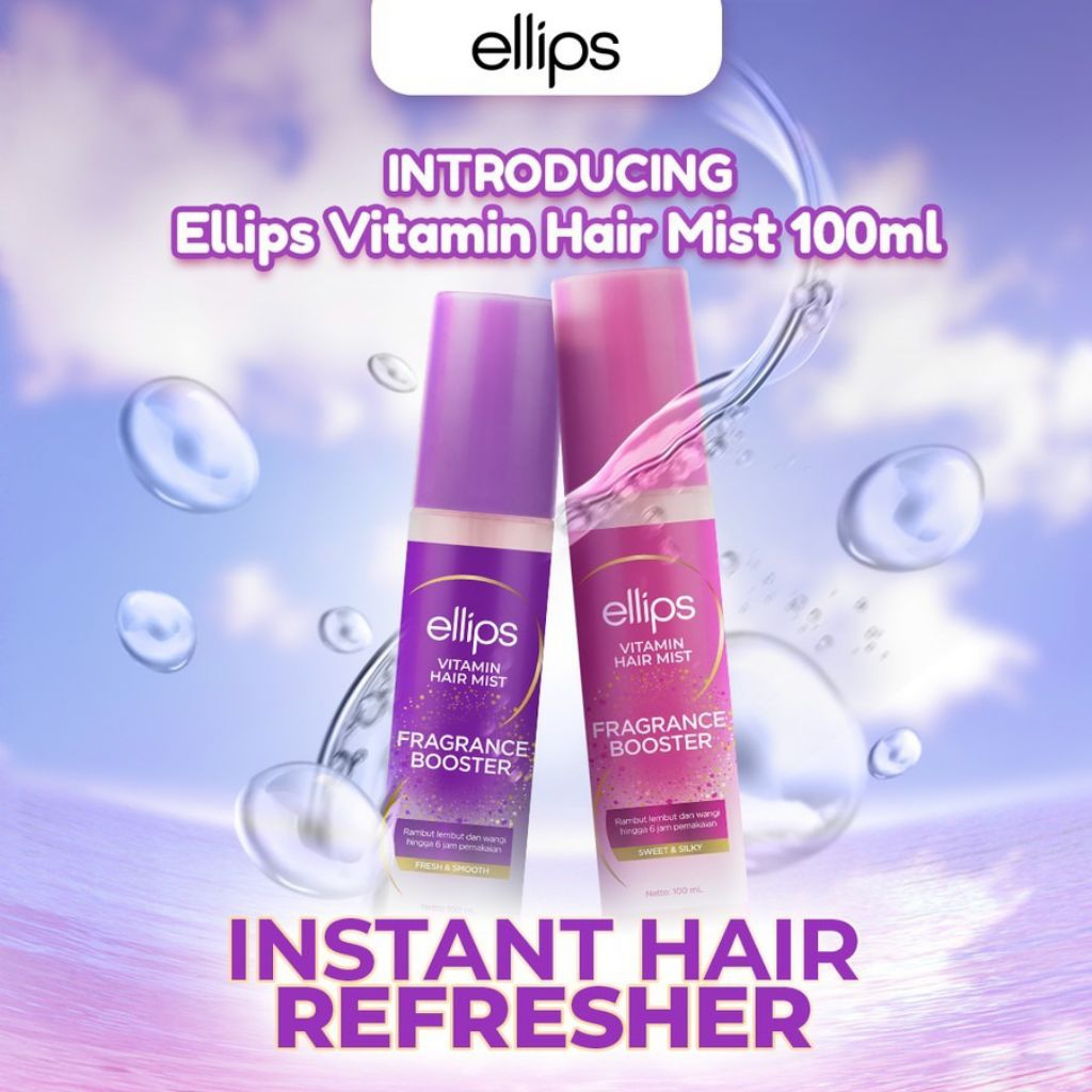Jual Ellips hair mist parfum sekaligus vitamin rambut | Shopee Indonesia