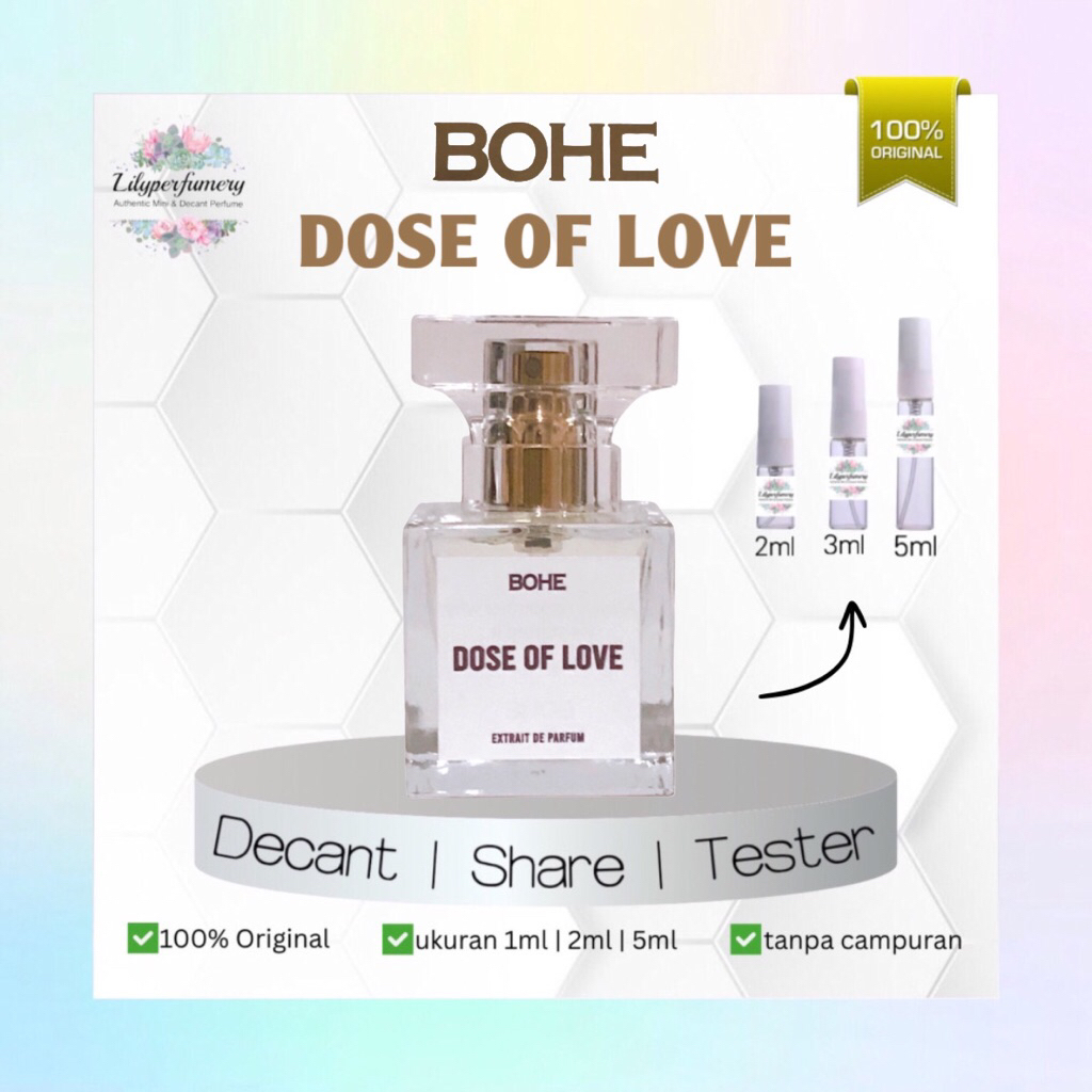 Jual Decant / Share BOHE DOSE OF LOVE Extrait de Parfum 1 ml | 2 ml | 5 ...