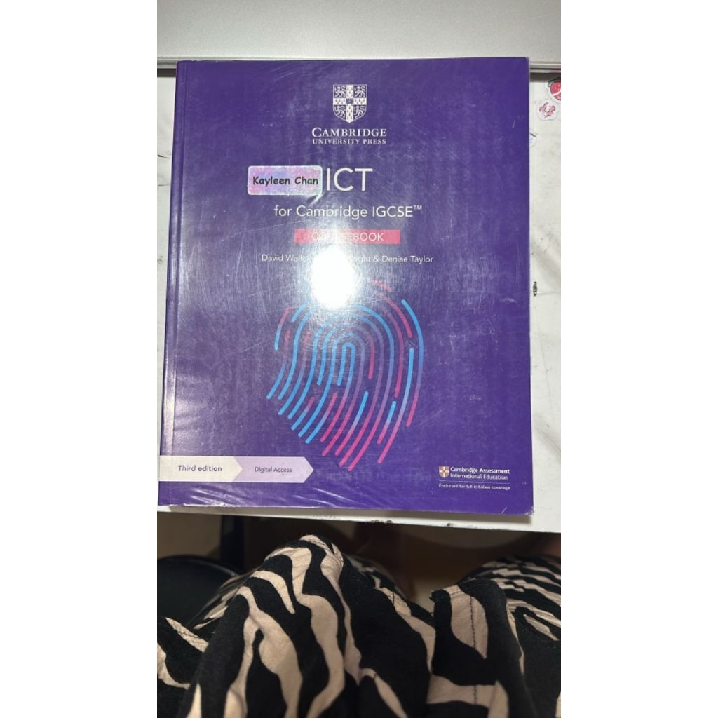 Jual Cambridge IGCSE ICT Coursebook third edition original preloved ...