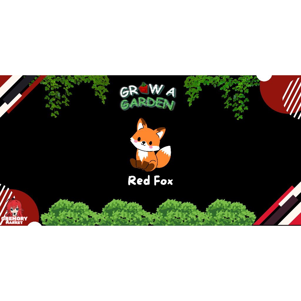 Jual Red Fox - Grow A Garden - Cheap and Fast Delivery | Shopee Indonesia