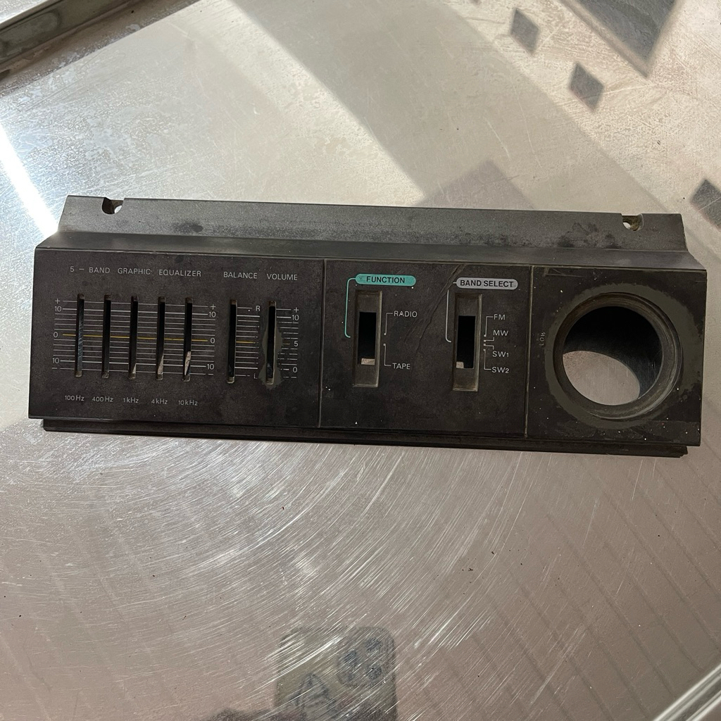 Jual Cover Case Atas Radio Tape Polytron Grand Compo PSC-35V Original ...