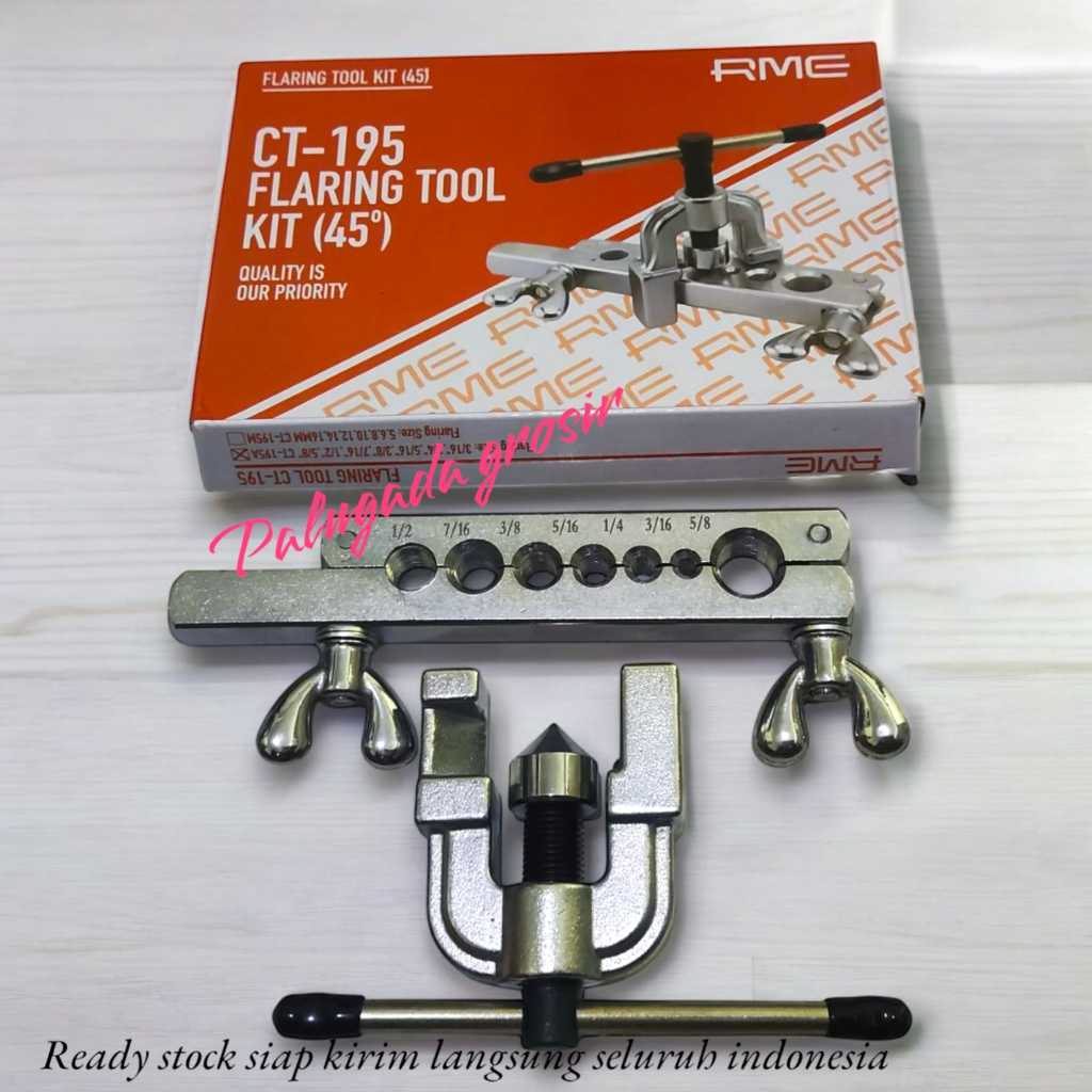 Jual FLARING SINGLE CT 195 + CUTTER MINI TUBE CUTTER CT128 TOOL FLARING AC | Shopee Indonesia