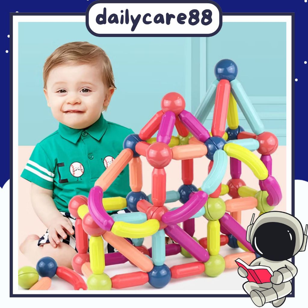 Jual MAINAN MAGNET STICK BALL / MAGNETIC BUILDING STICK BALL / MAINAN ...