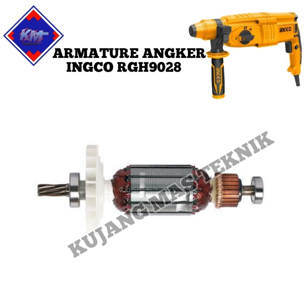 Jual ARMATURE ANGKER INGCO RGH9028 FOR MESIN ROTARY HAMMER INGCO RGH ...