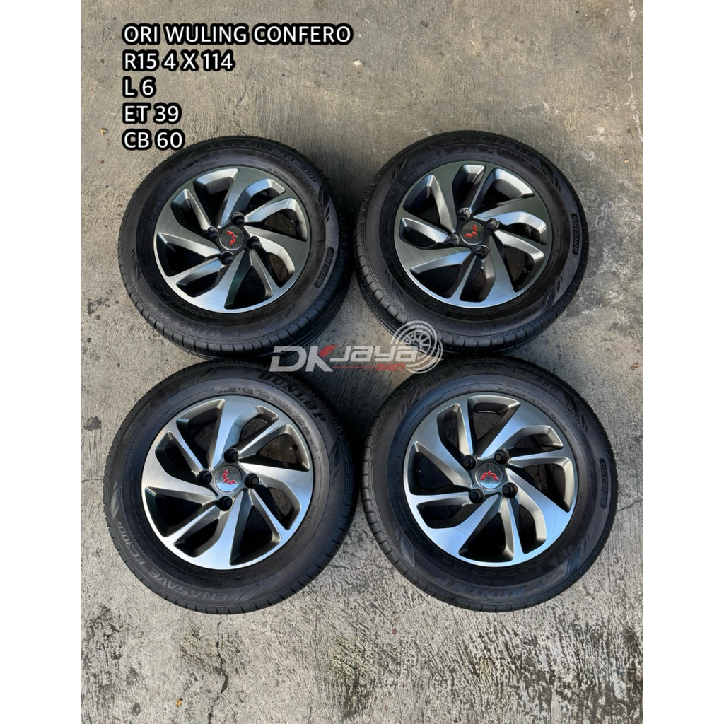 Jual VELG ORI WULING CONFERO R15 4 X 114 (HARGA UNTUK 4PCS VELG TANPA ...