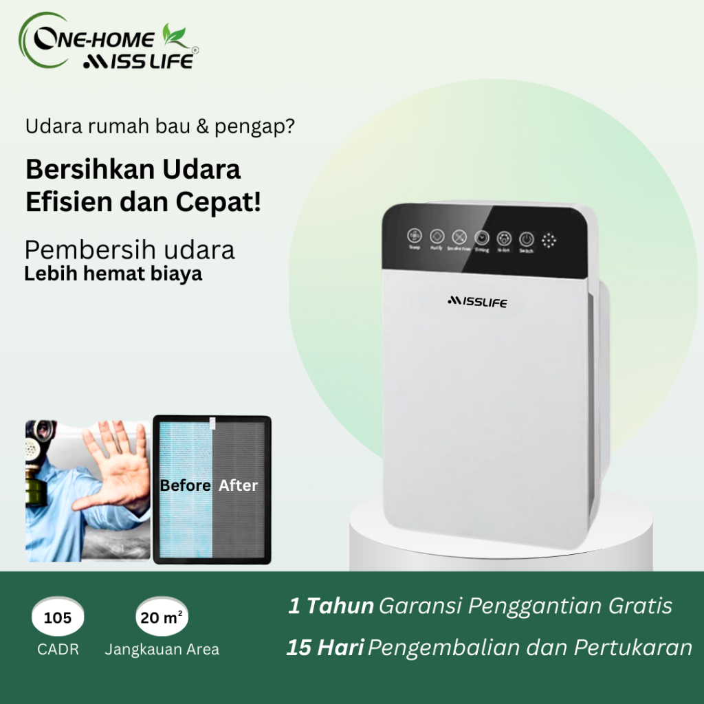Jual Miss Life Air Purifier Ruangan Bayi One Home Pembersih Udara Kamar ...