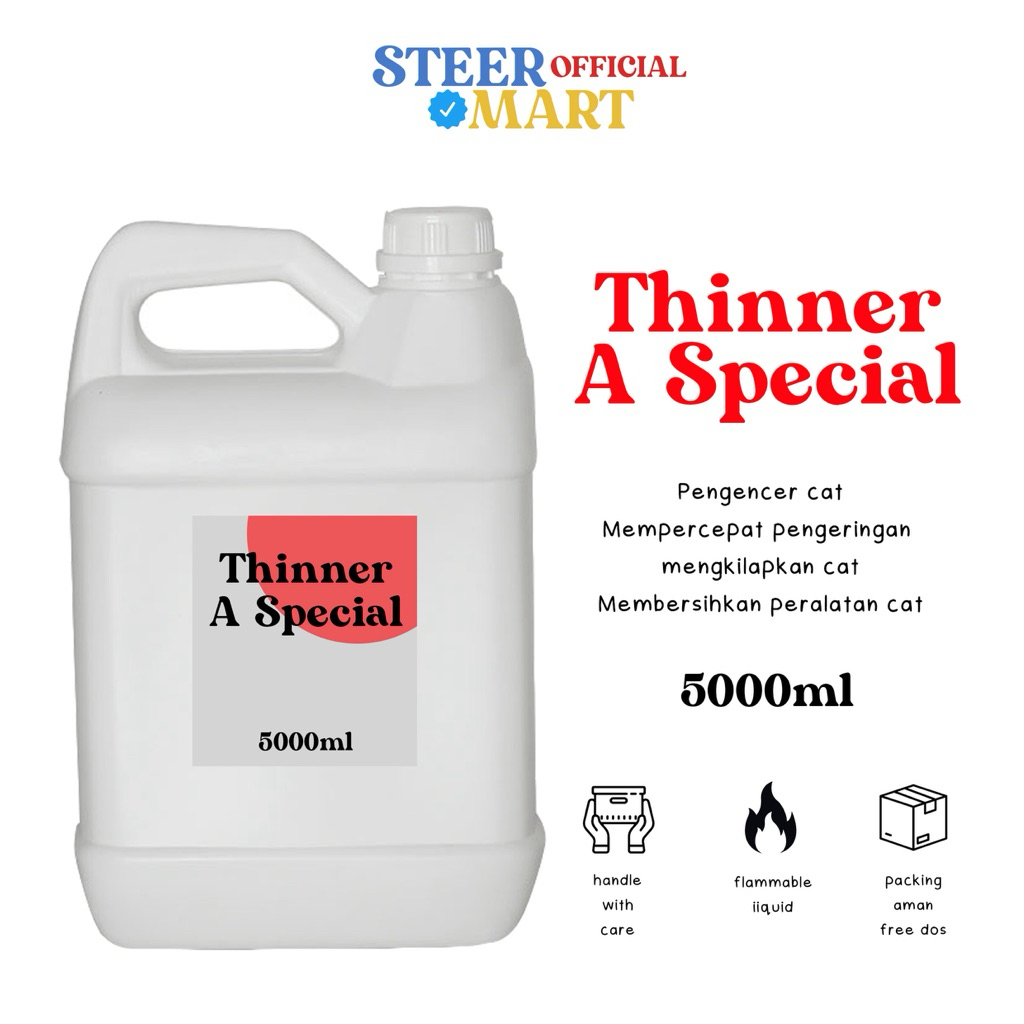 Jual Thiner A Special / Tiner / Pengencer cat A Spesial 5liter | Shopee ...