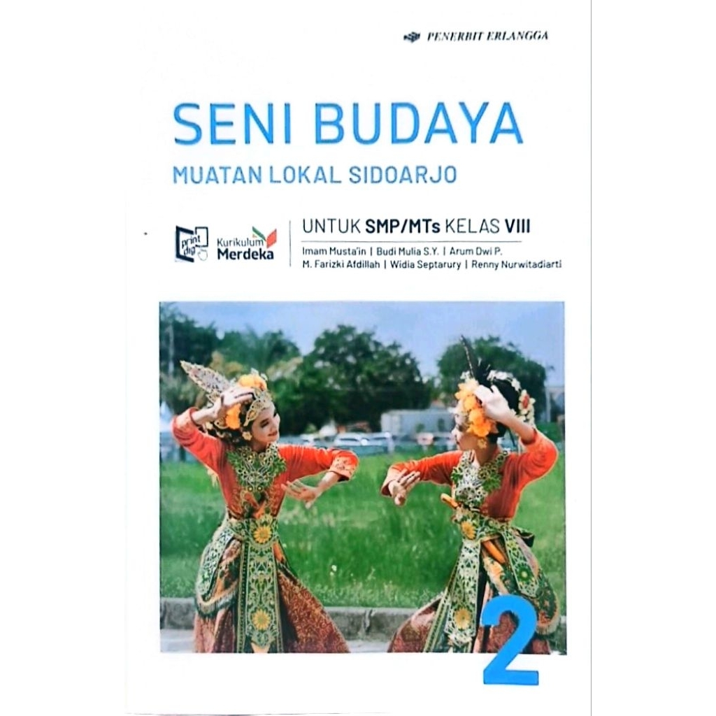 Jual Erlangga : Seni Budaya Muatan Lokal Sidoarjo untuk SMP / MTs Kelas ...
