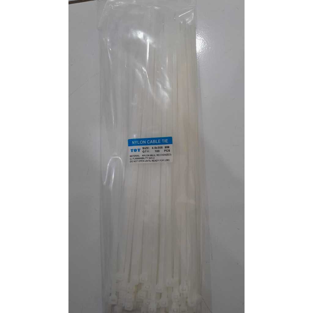 Jual Kabel Ties 1Pack isi 100PCS 10cm , 15cm , 20cm , 25cm , 30cm / Kabel Tie / Cable Tis ...
