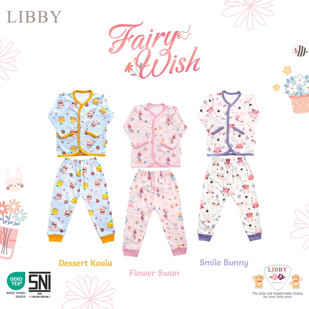 Jual Libby Baby Setelan Panjang motif FAIRY WISH / FOREST MINGLE SML ...