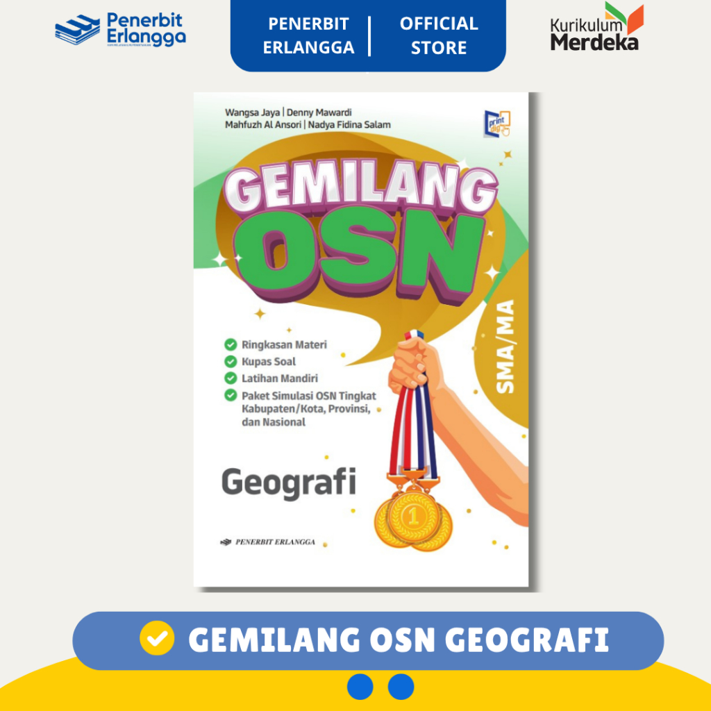Jual [Erlangga Official] Buku Osn: Gemilang Osn Geografi | Shopee Indonesia