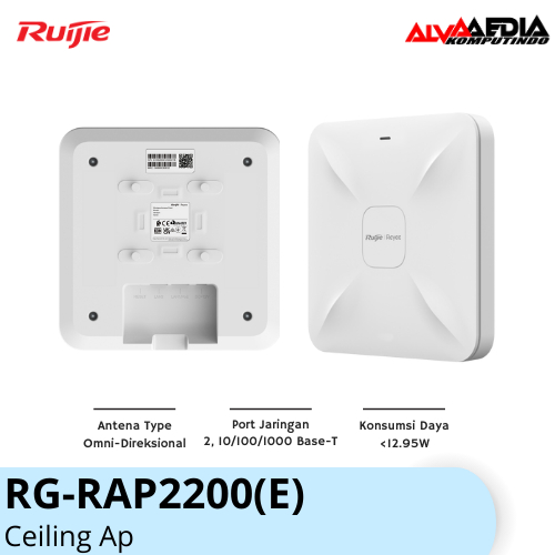 Jual RUIJIE CEILING AP - RG-RAP2200(E) Ceiling Reyee Wi-Fi 5 1267Mbps ...