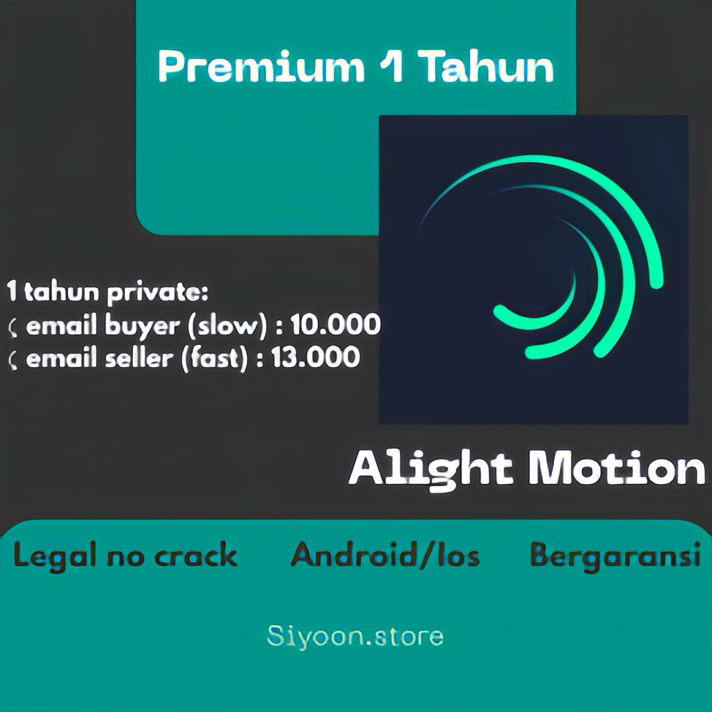 Jual Alight Motion Premium 1 Tahun | Private | Android & Ios ...