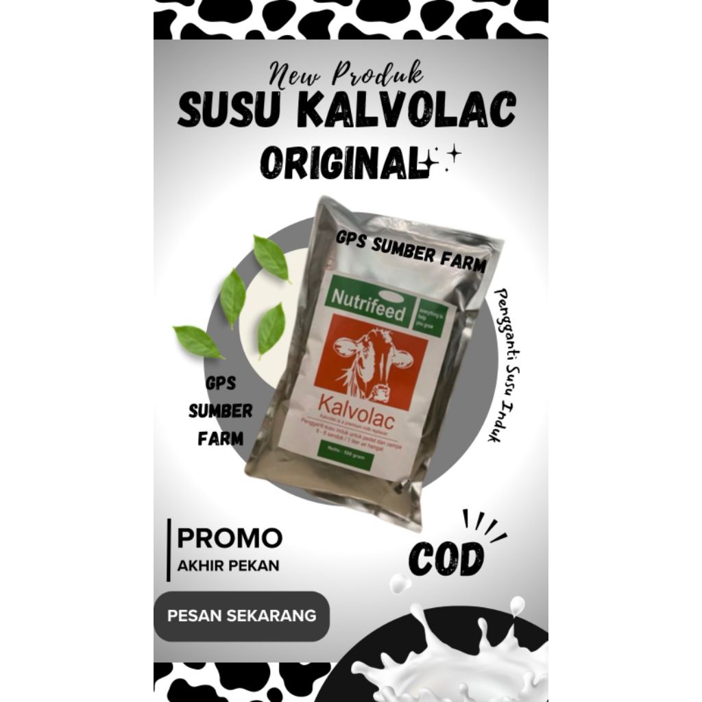 Jual Susu Kalvolac Nutrifeed Original Pengganti Susu Induk untuk anak ...