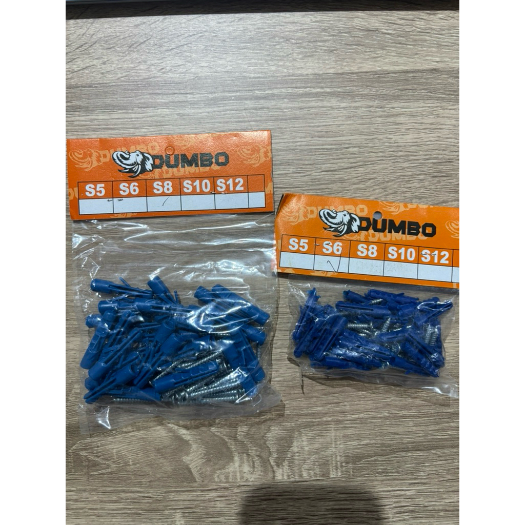 Jual SEKRUP FASTENER / PENGENCANG SEKRUP MERK DUMBO S5 S6 S8 | Shopee Indonesia