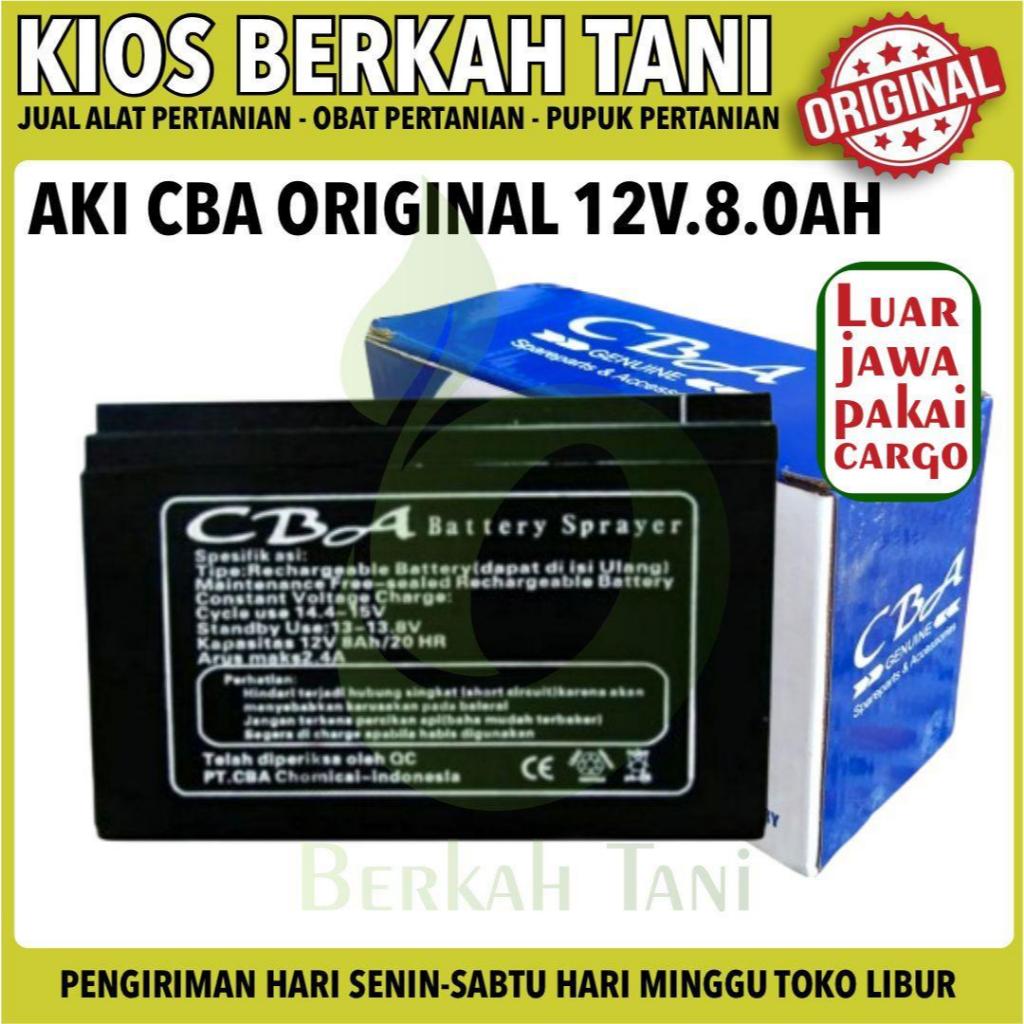 Jual Aki kering Tangki Elektrik CBA 12V 8AH Original Accu Baterai Electric Battery Knapsack ...