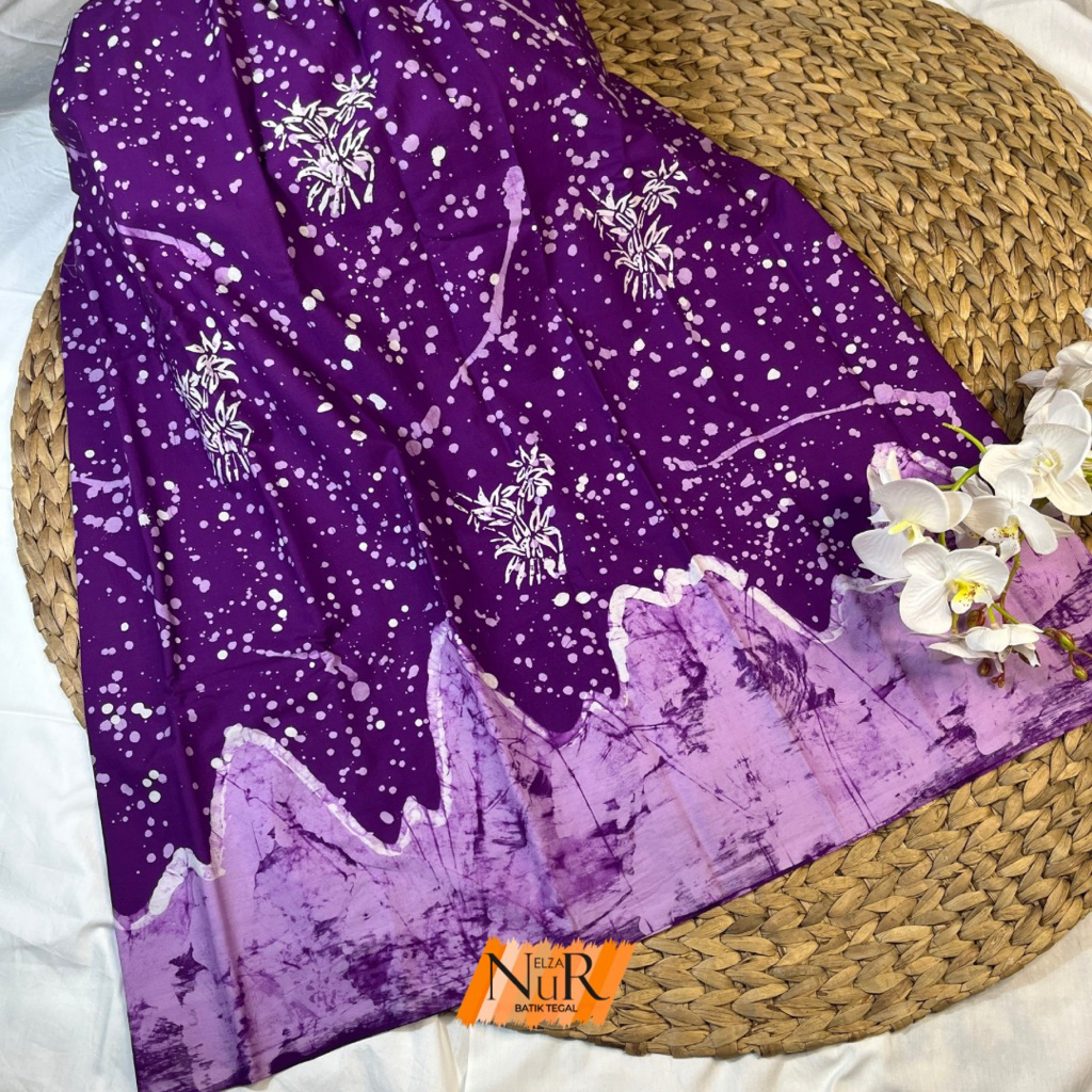 Jual Batik Ciprat Motif Bambu Ungu | Shopee Indonesia