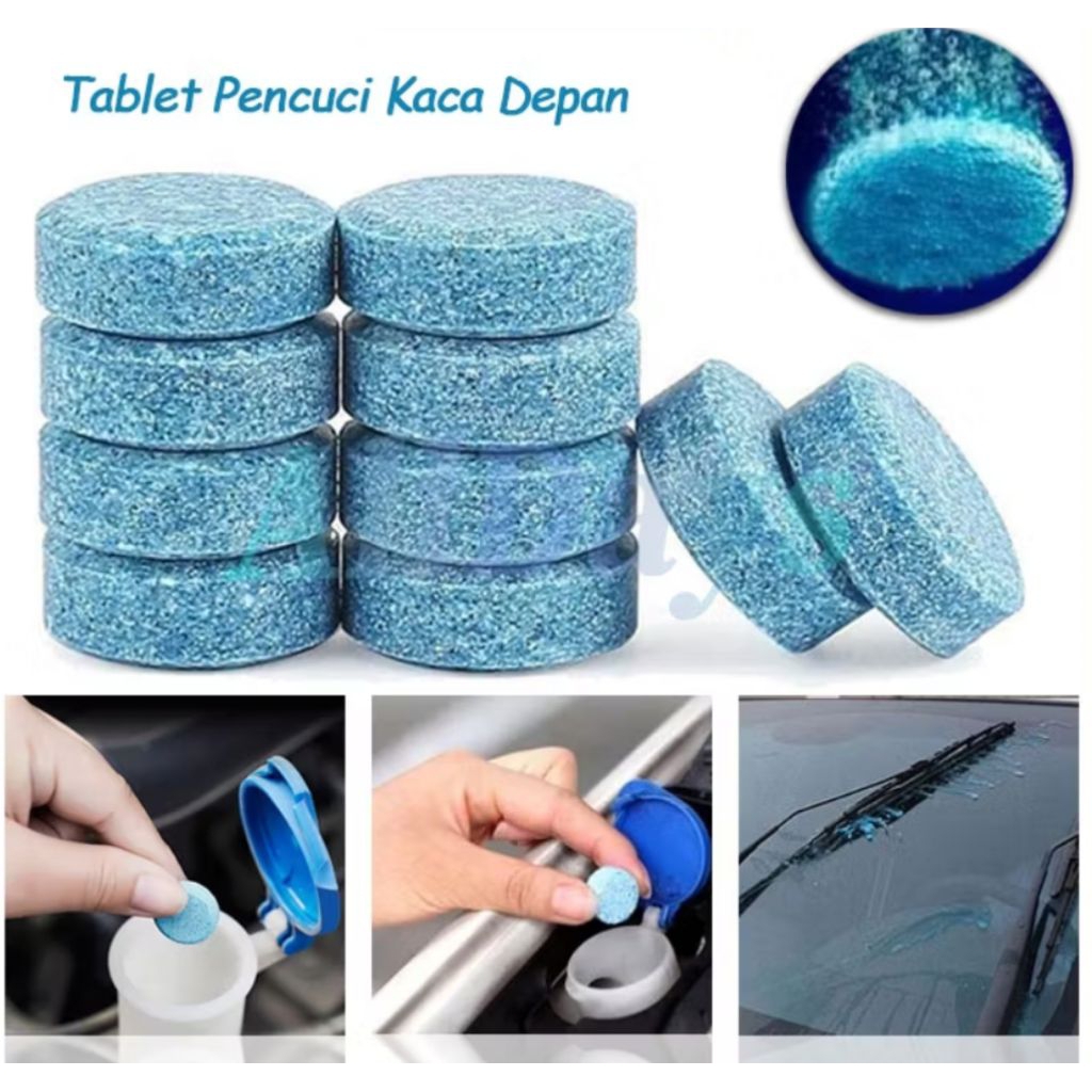 Jual Sabun pembersih kaca wiper mobil / Tablet sabun Kaca mobil ...
