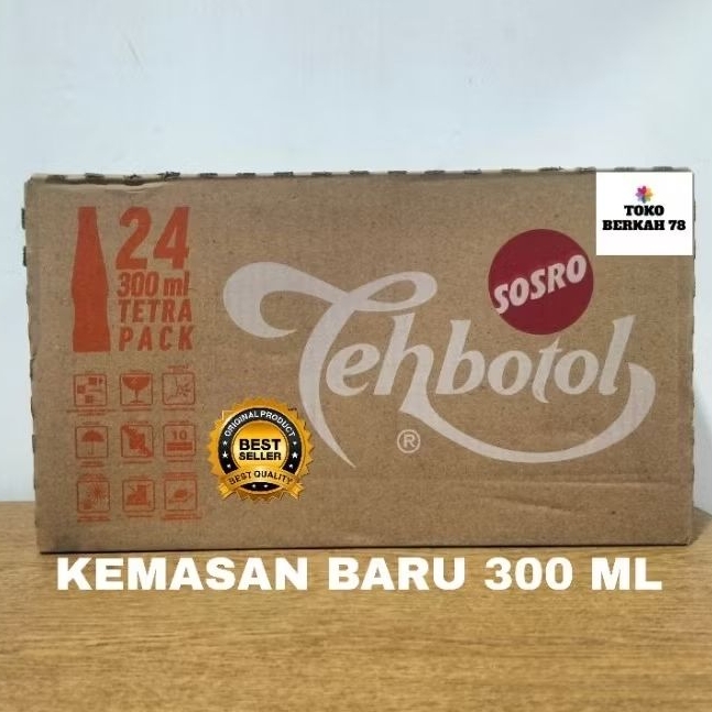 Jual TEH BOTOL SOSRO KOTAK 300ML ( KARTON ) | Shopee Indonesia