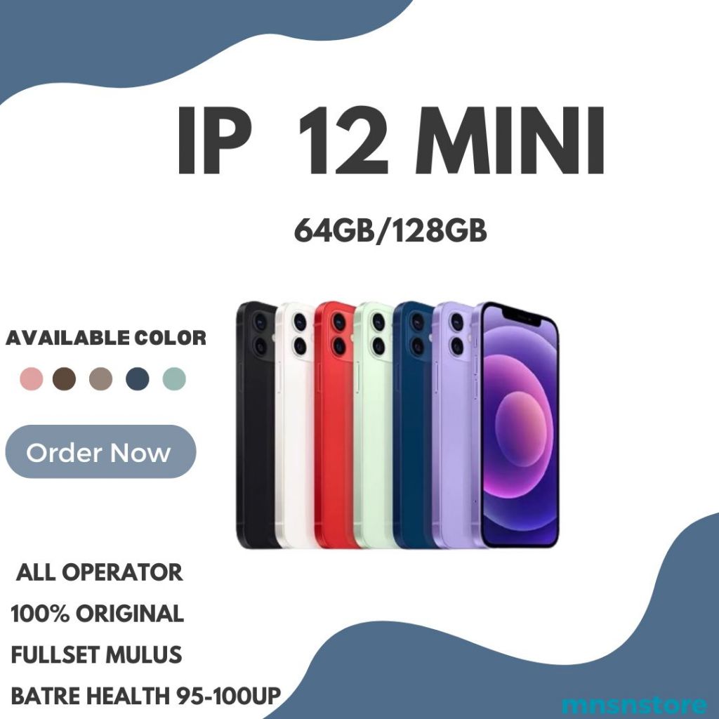 Jual IP 12mini 64GB 128GB 512GB Second BEKAS ORIGINAL 100% MULUS ...