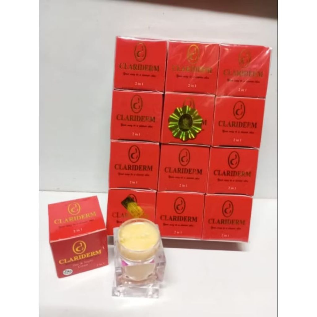 Jual [12pc] Cream Super 2in1 claridem | Shopee Indonesia