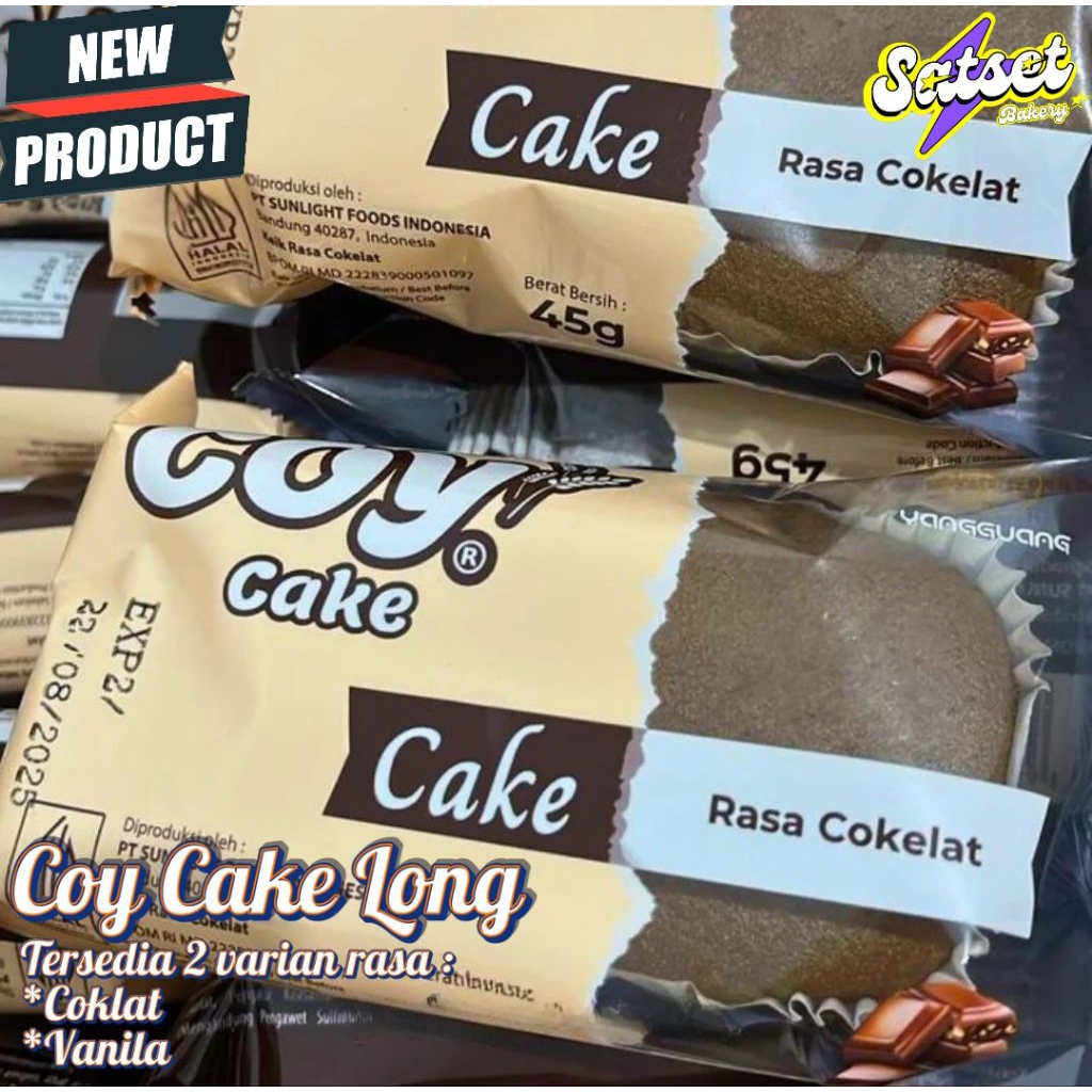 Jual (1 Dus/60 Pcs) COY CAKE LONG / COY CAKE 1 KARTON ENAK MURAH ...