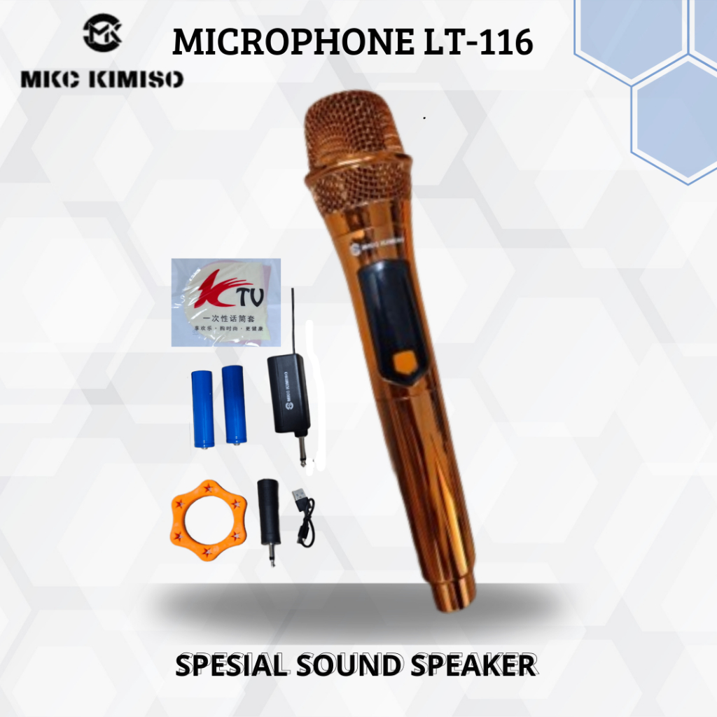 Jual Wireless Microphone Colorfull Collection Variasi MIC LT 116 ...