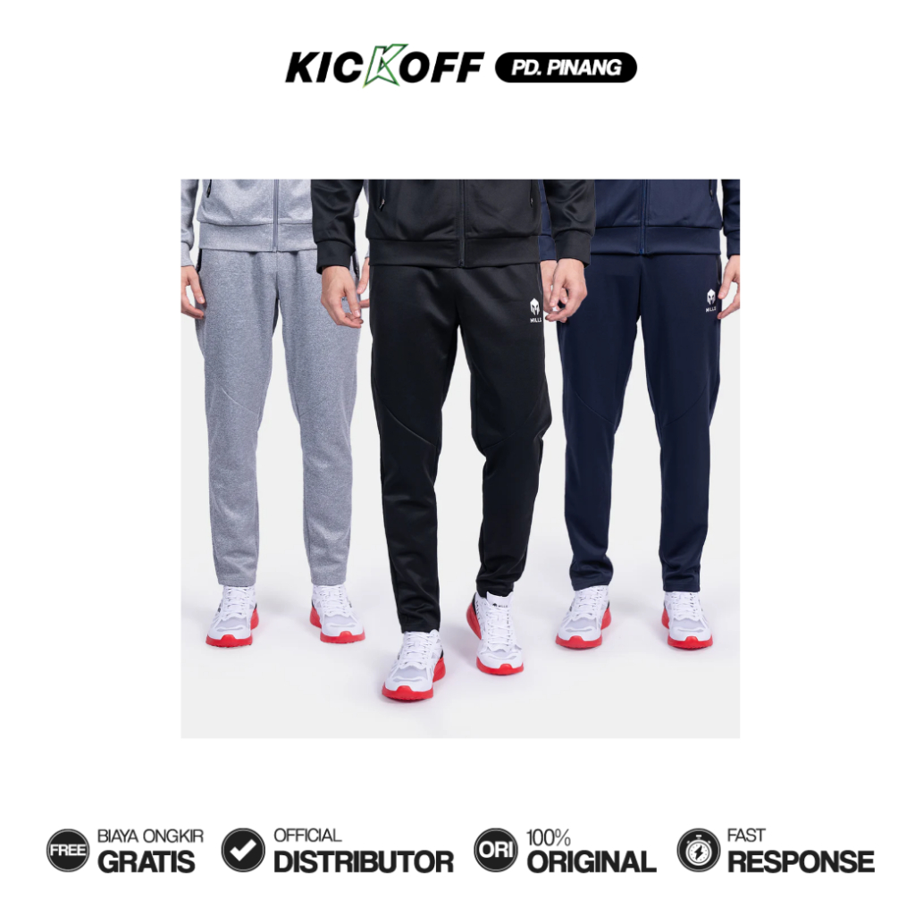 Jual CELANA TRAINING MILLS / LONG PANTS MILLS KURF 2.0 TRACK PANTS 7166 ...