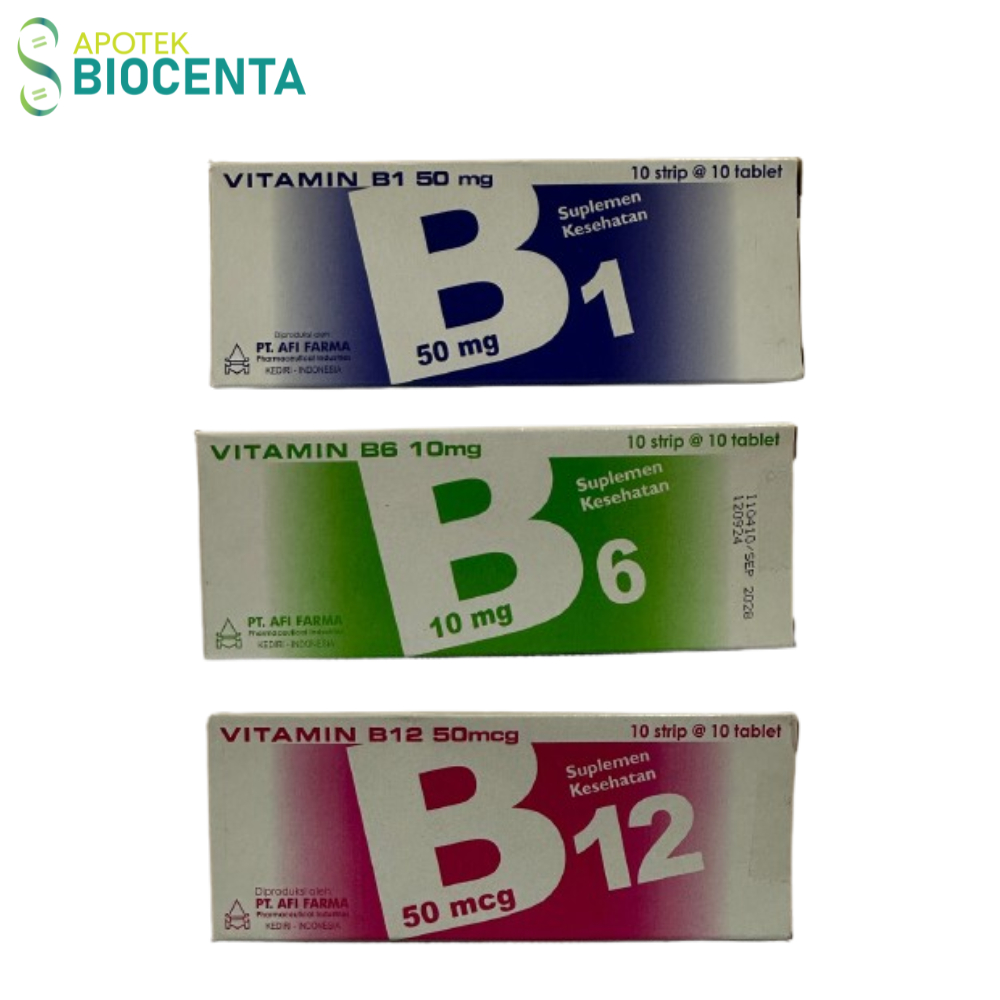 Jual Vitamin B1,B6,B12 -AFI FARMA | Shopee Indonesia