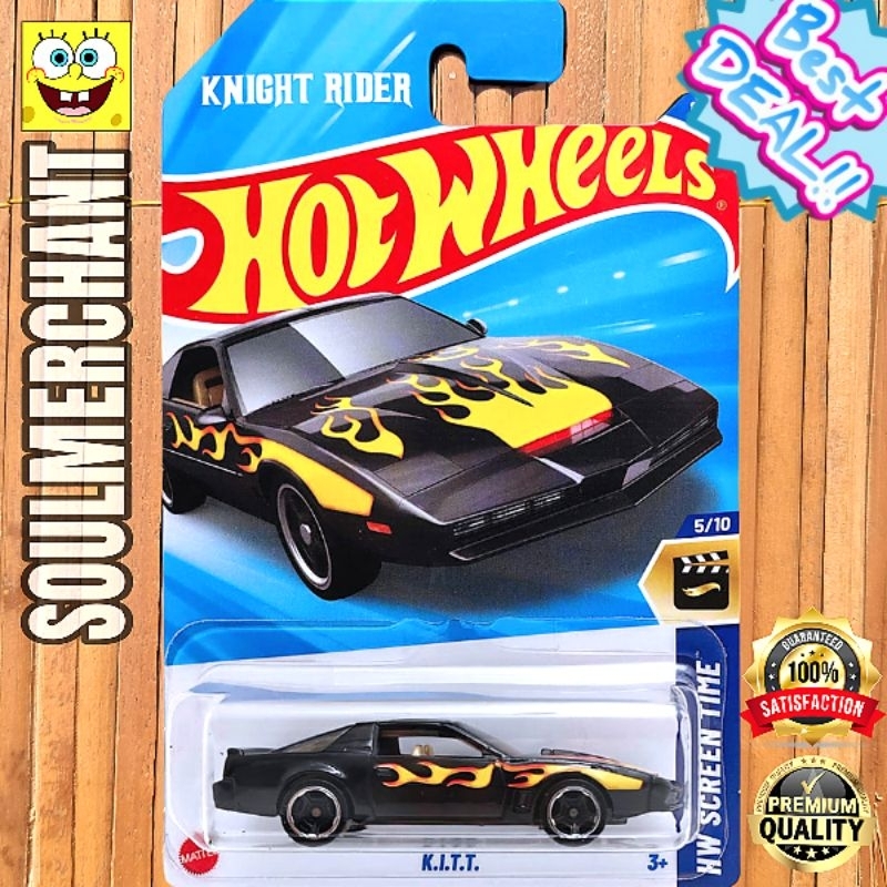 Jual HOTWHEELS KNIGHT RIDER HW KITT SUPER PURSUIT MODE CONCEPT HITAM ...