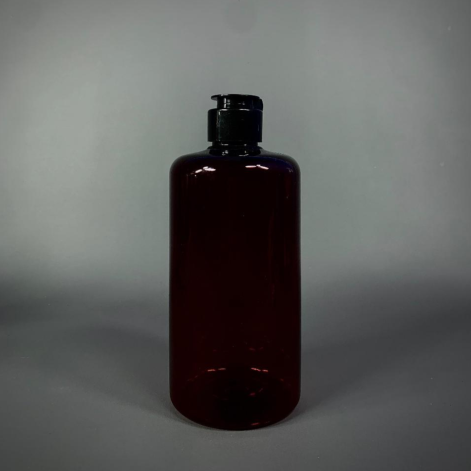 Jual Botol Fliptop 500 Ml / Botol Pet 500 Ml AMBER - Tutup Fliptop ...
